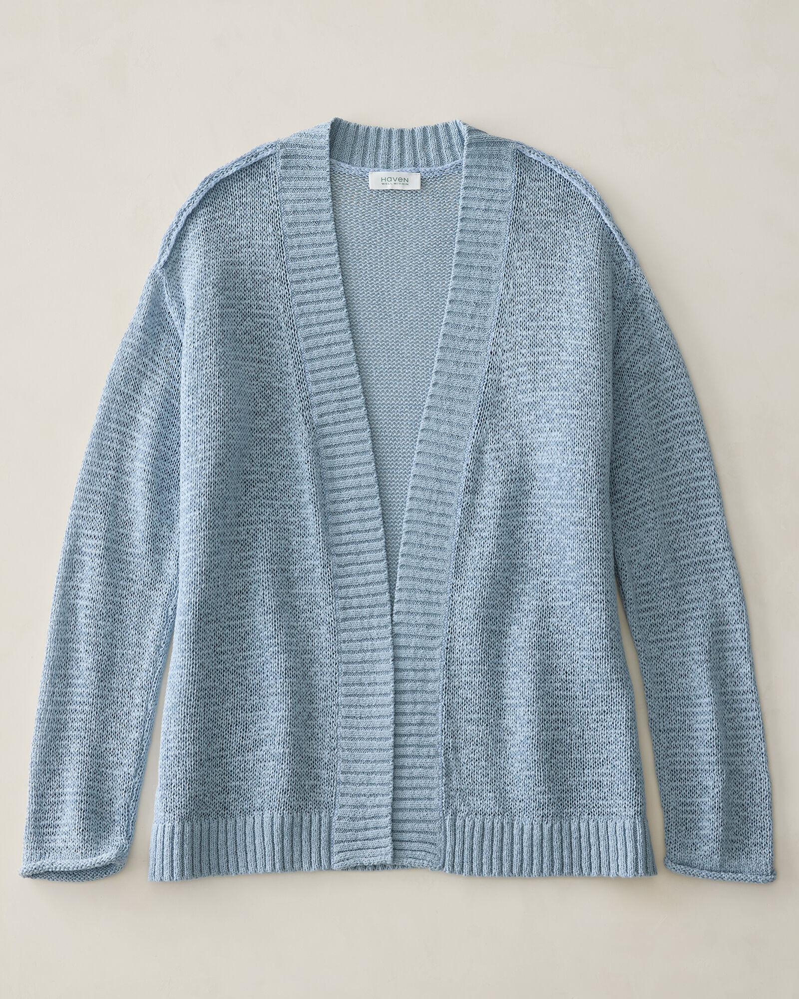 Organic Cotton Linen Tape Yarn Cardigan | Haven Well Within