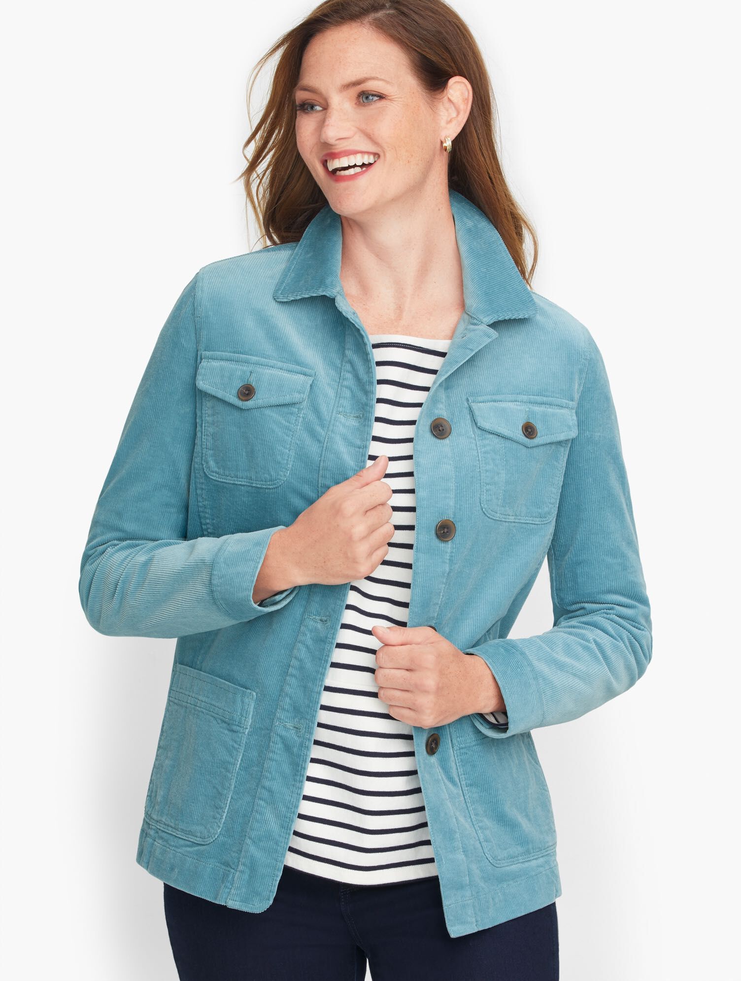 Corduroy Utility Jacket | Talbots