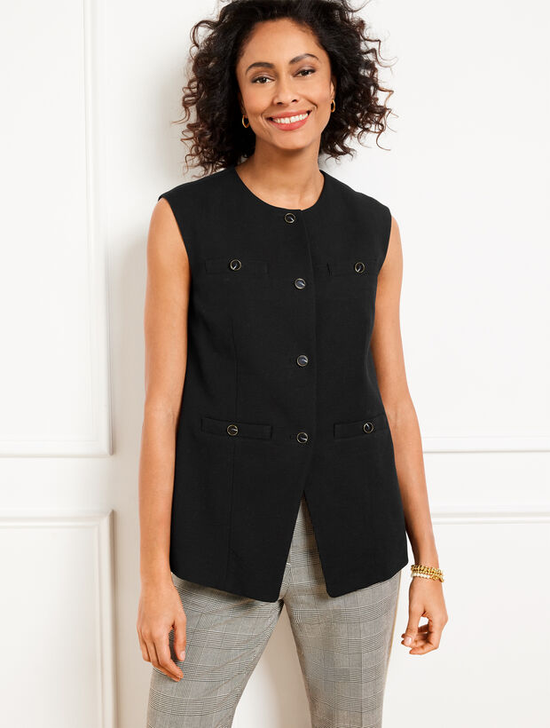 Textured Vest | Talbots