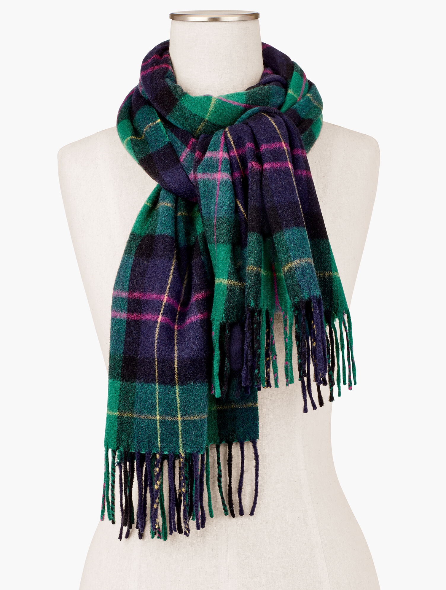 Talbots Tartan Cashmere Scarf | Talbots
