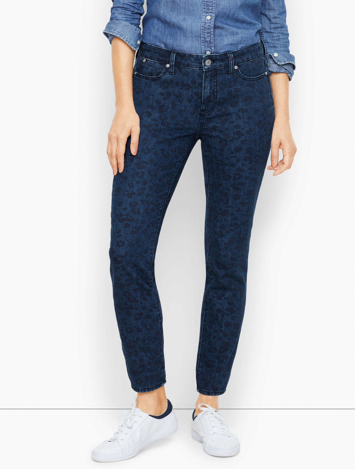 Slim Ankle Jeans - Alluring Animal | Talbots