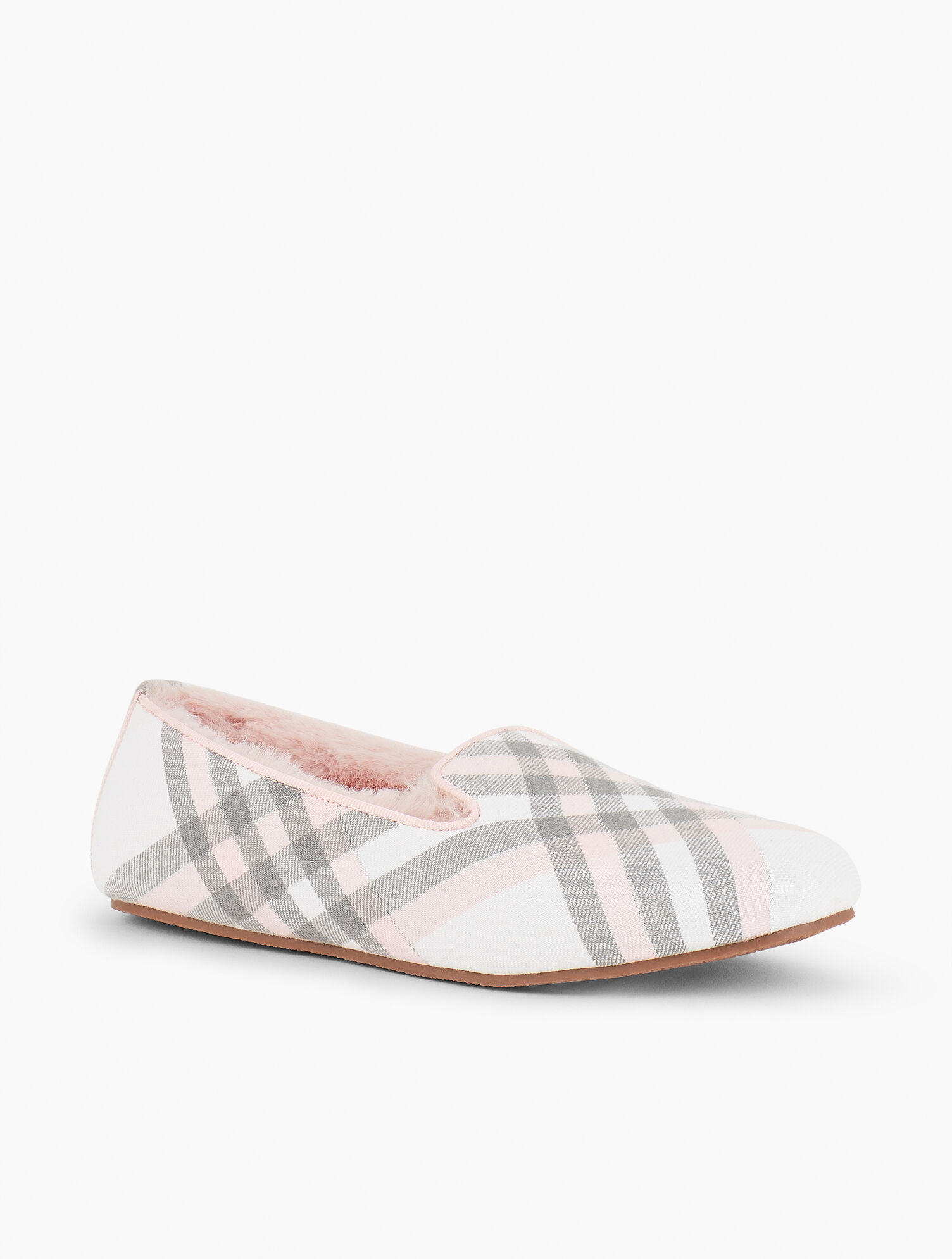 Fireside Slippers - Soft Plaid | Talbots