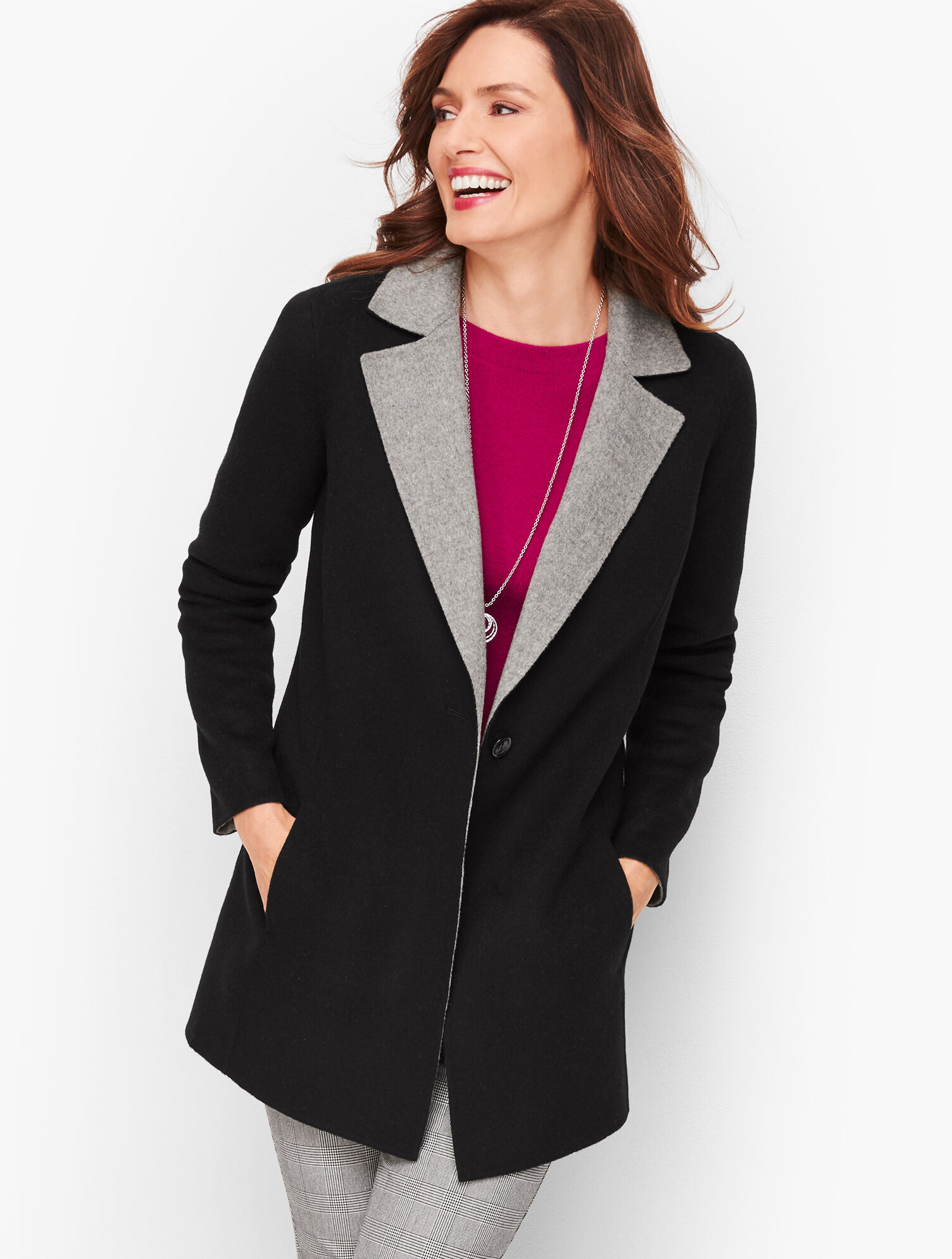 Double Face Wool Jacket | Talbots