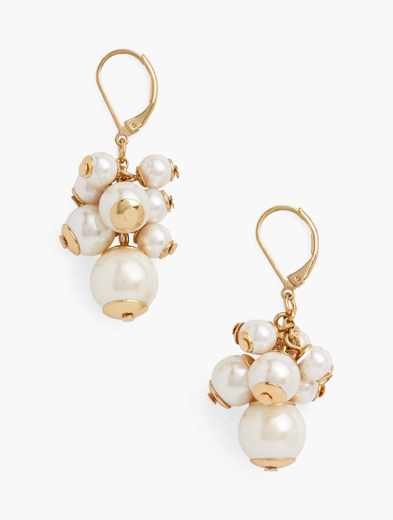 Pearl Cluster Drop Earrings | Talbots