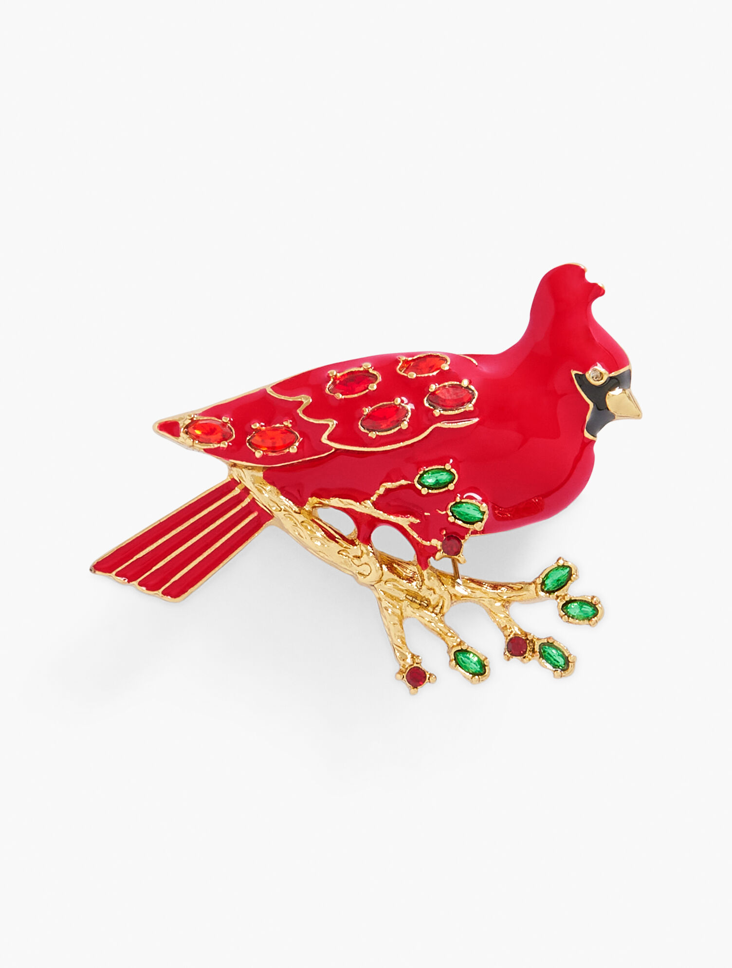 Festive Cardinal Brooch | Talbots