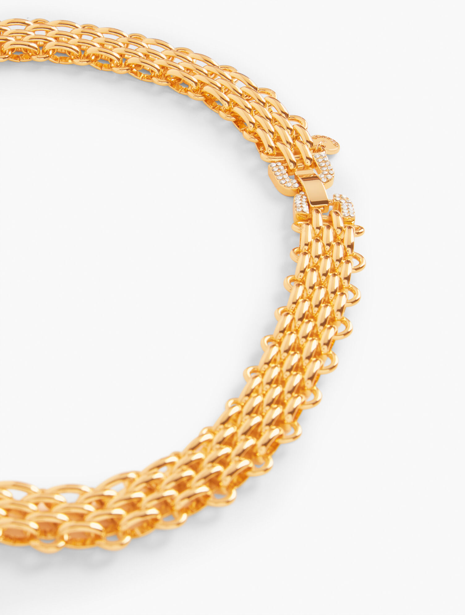 Watch Band Chain Statement Necklace | Talbots