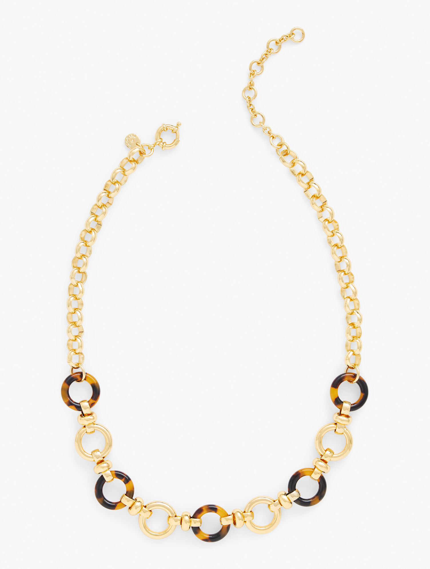 Tortoiseshell Link Necklace | Talbots