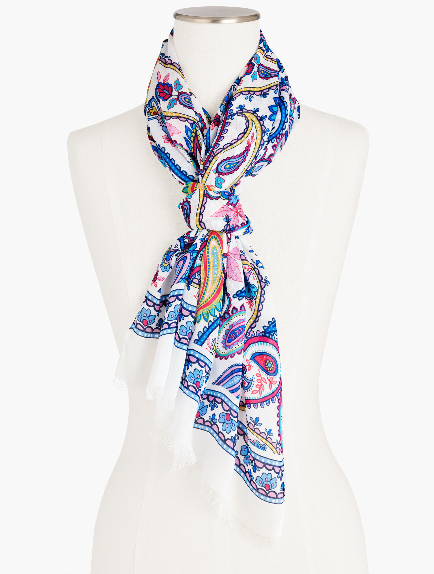 Blossom Paisley Oblong Scarf | Talbots
