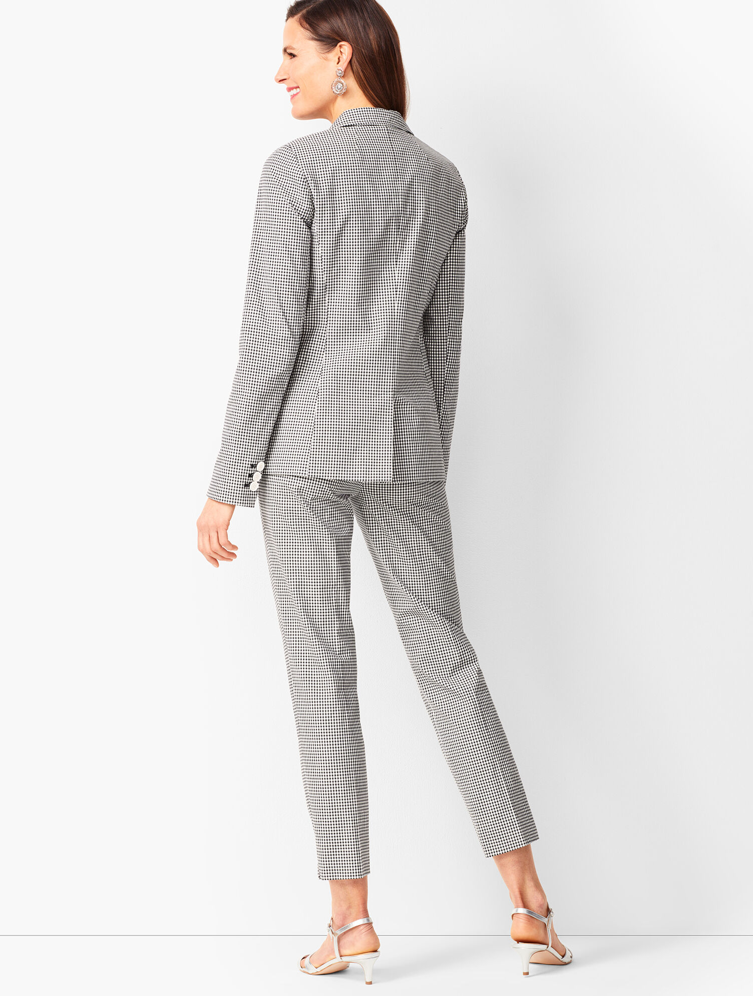 Tailored Gingham Blazer | Talbots