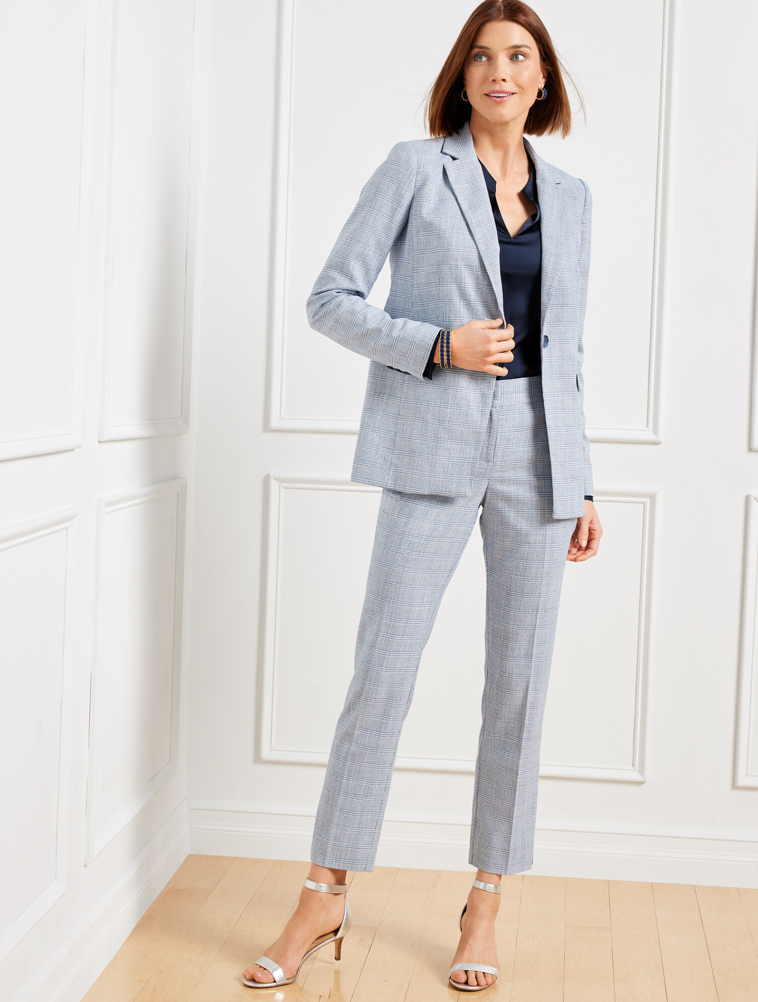 Spring Glen Plaid Blazer | Talbots