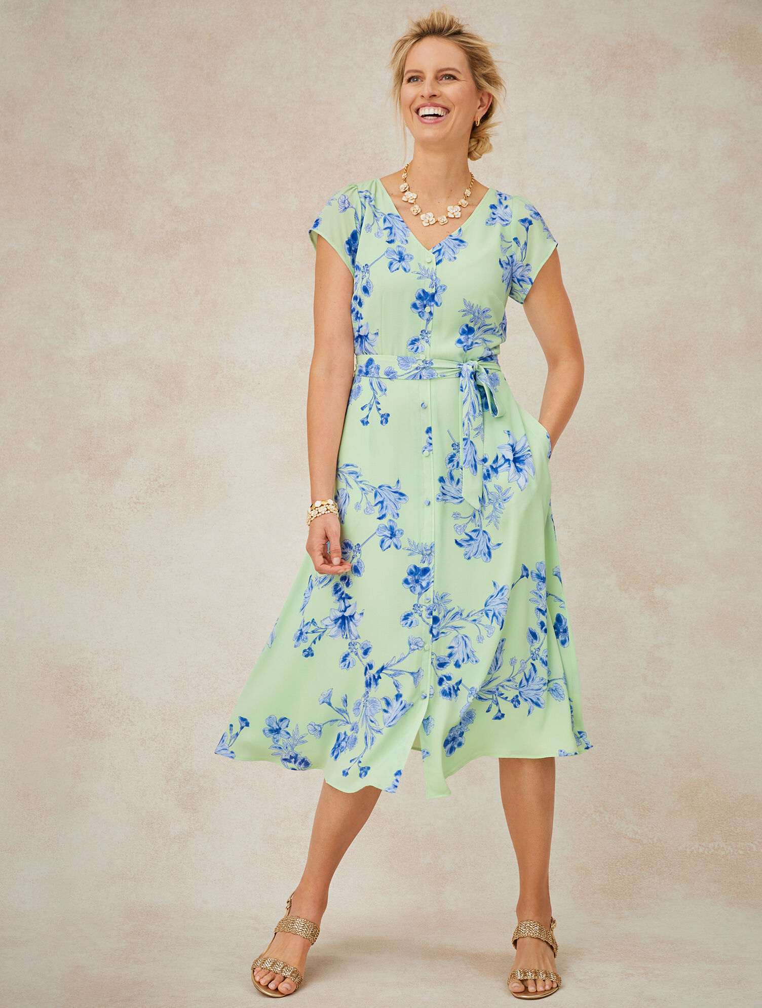 Mixed Petals Statement Necklace | Talbots