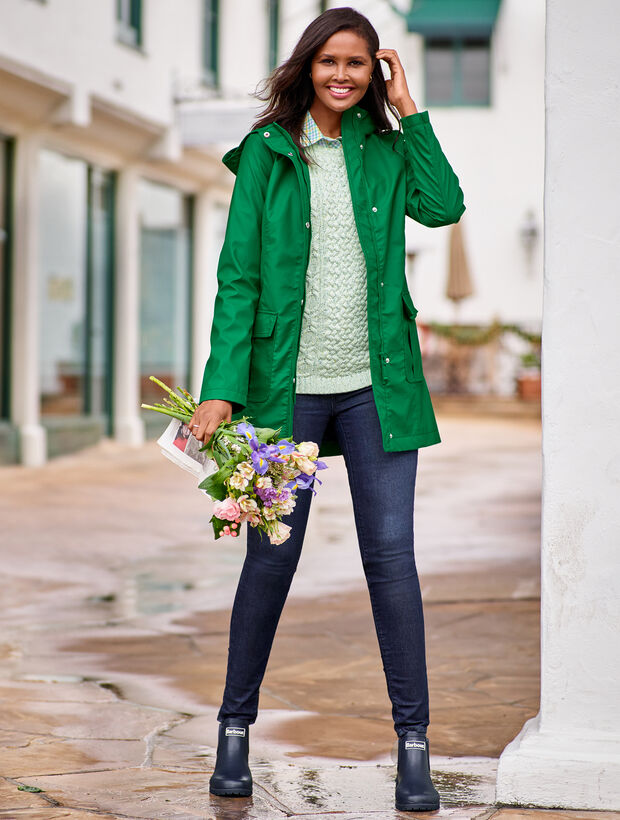 Classic Hooded Rain Jacket | Talbots