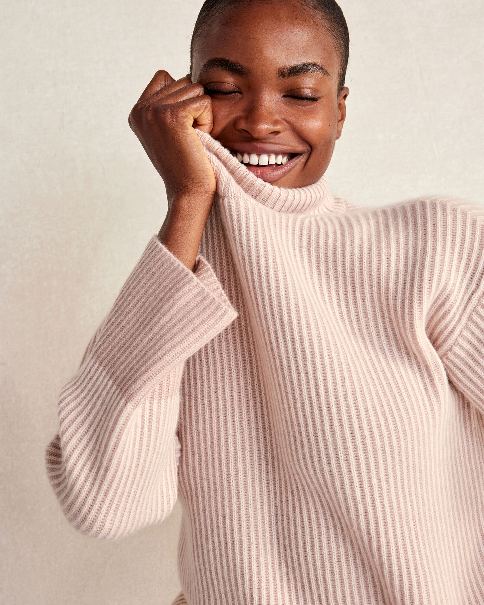 Recycled Cashmere Shaker Stitch Sweater | Haven Well Within