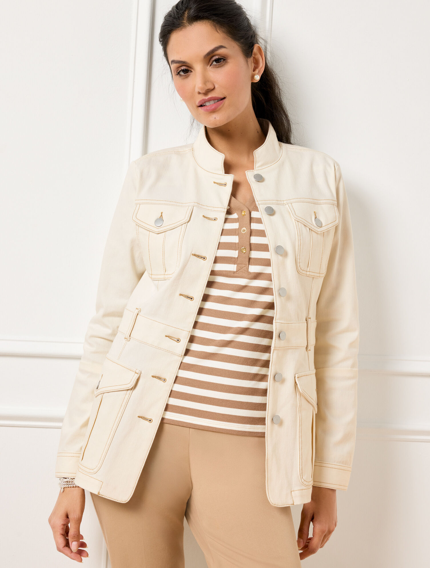 Tailored Denim Jacket | Talbots