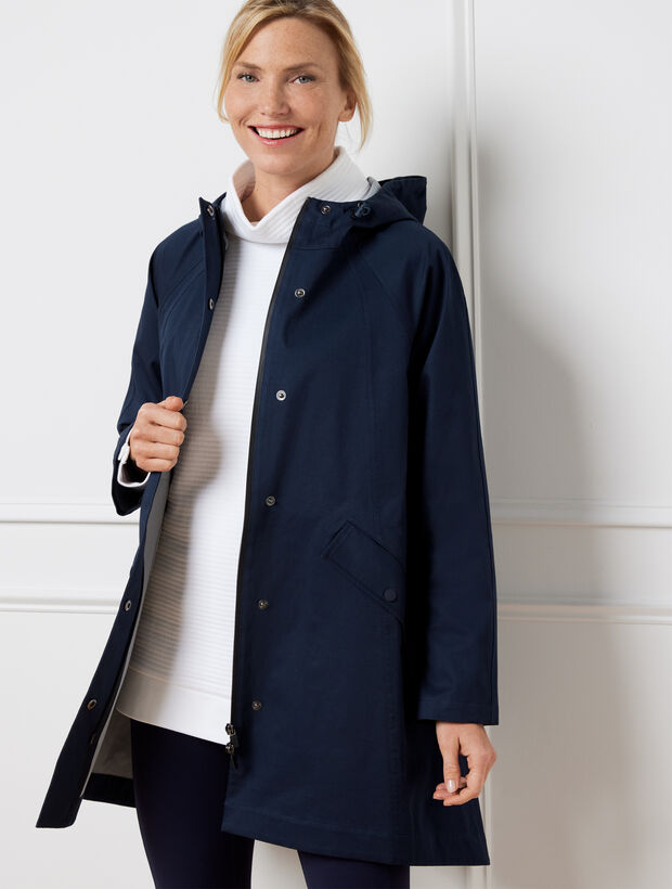 Water-Resistant Twill Parka | Talbots