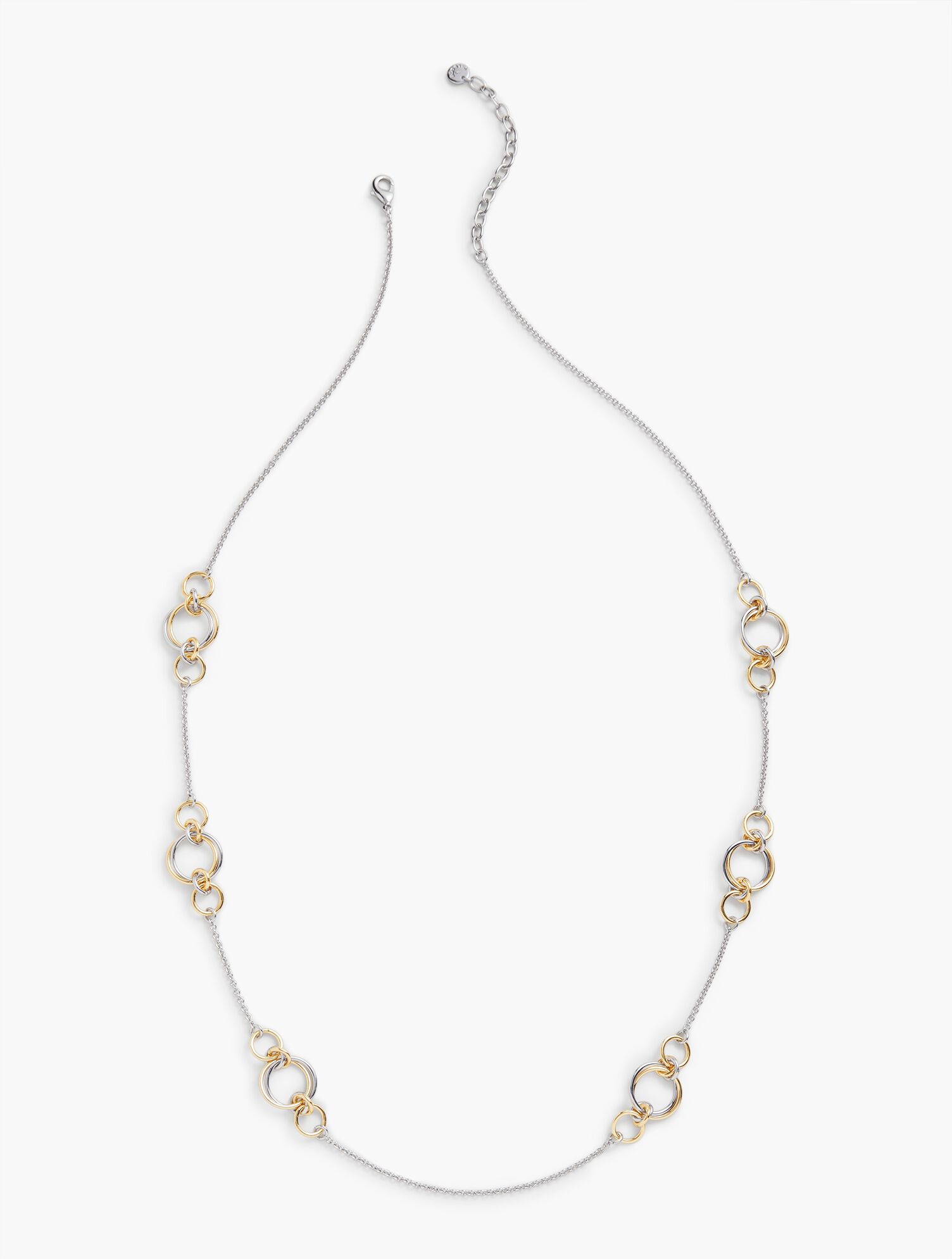 Interlocking Rings Layering Necklace | Talbots