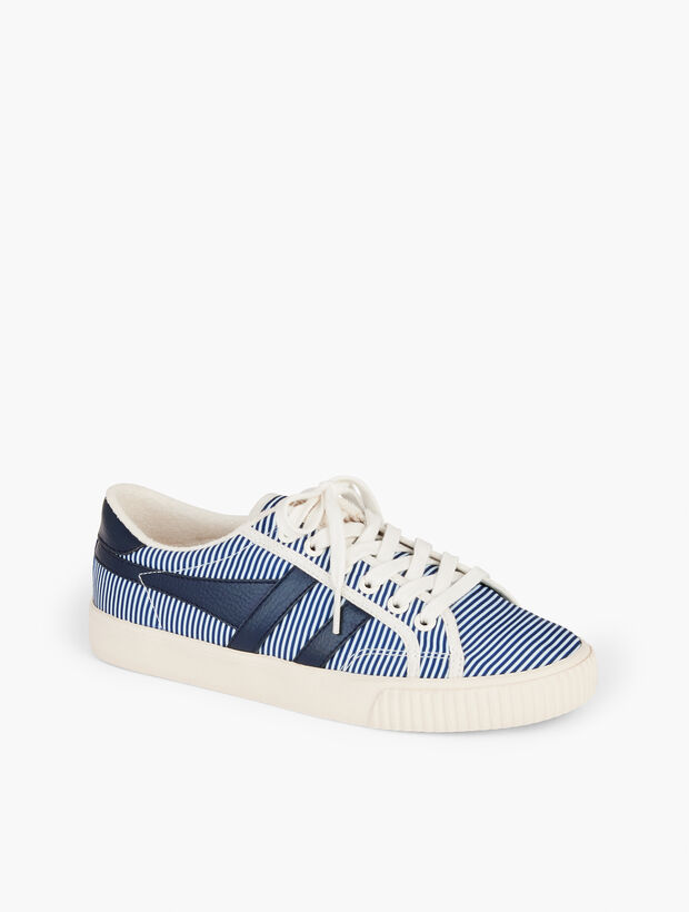 Gola® Mark Cox Tennis Sneakers - Elegant Stripe | Talbots