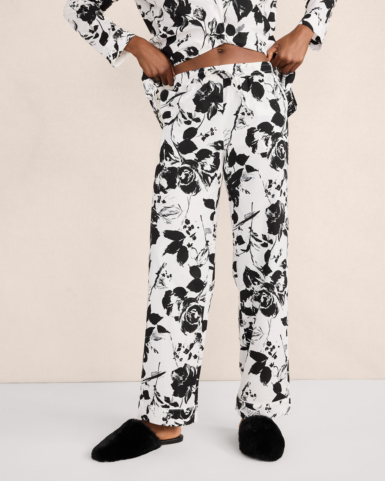 Organic Cotton Poplin Modern Floral Pajama Set | Haven Well Within