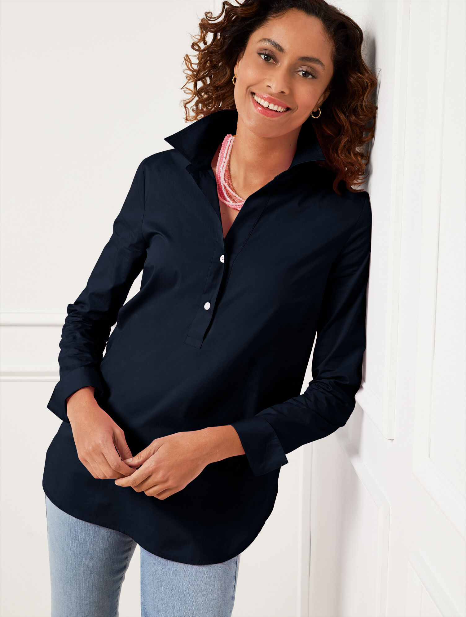 Poplin Tunic | Talbots