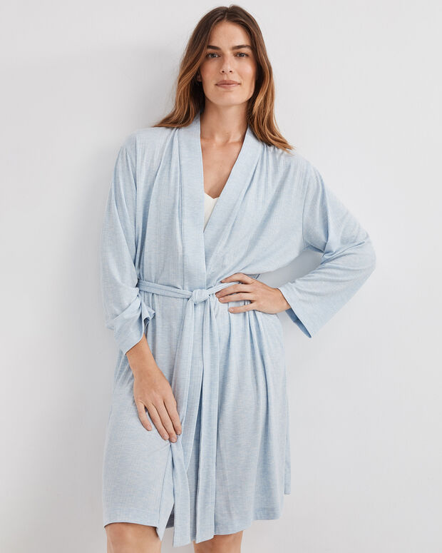 Rib Knit Modal Robe | Haven Well Within