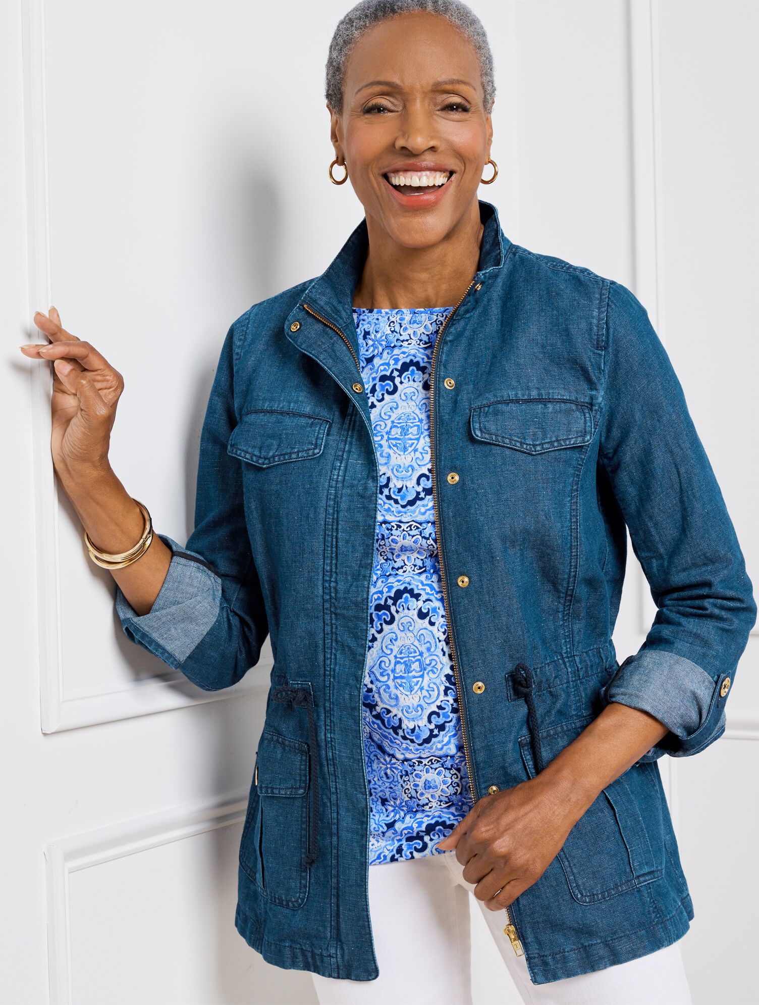 Field Jacket - Indigo | Talbots