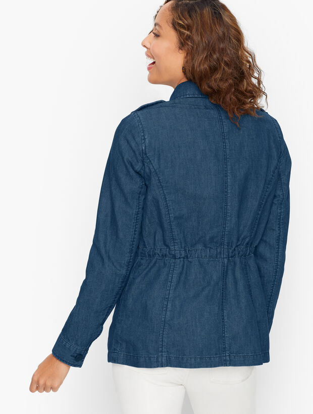 Twill Field Jacket - Indigo | Talbots
