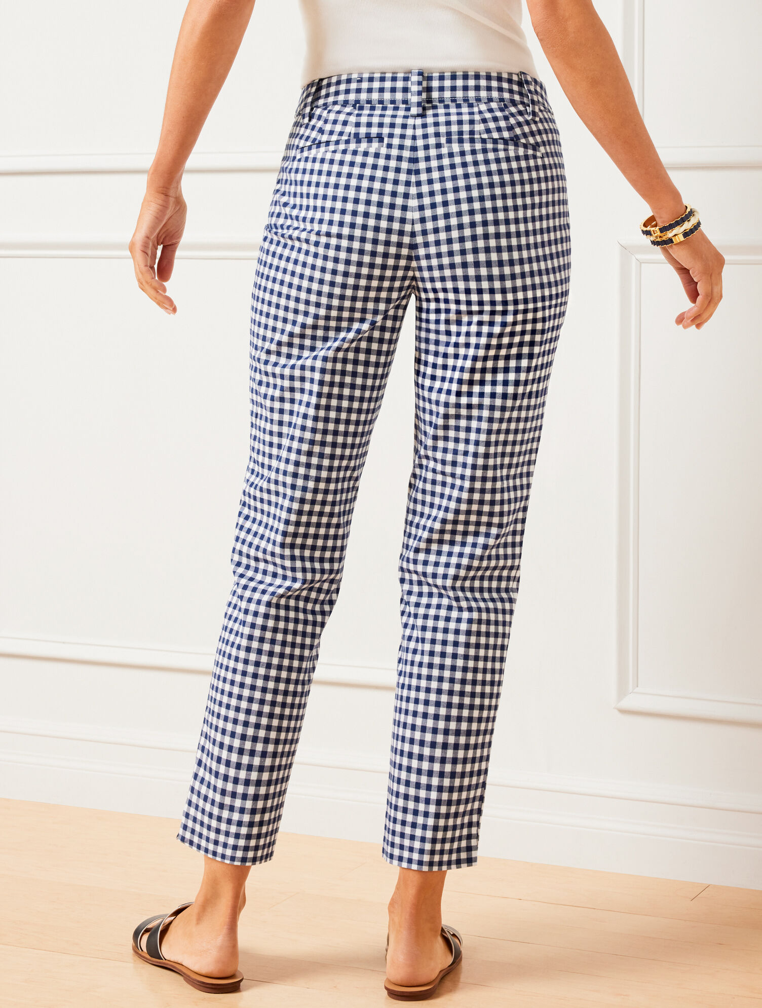 Perfect Crops - Sunrise Gingham - Curvy Fit | Talbots