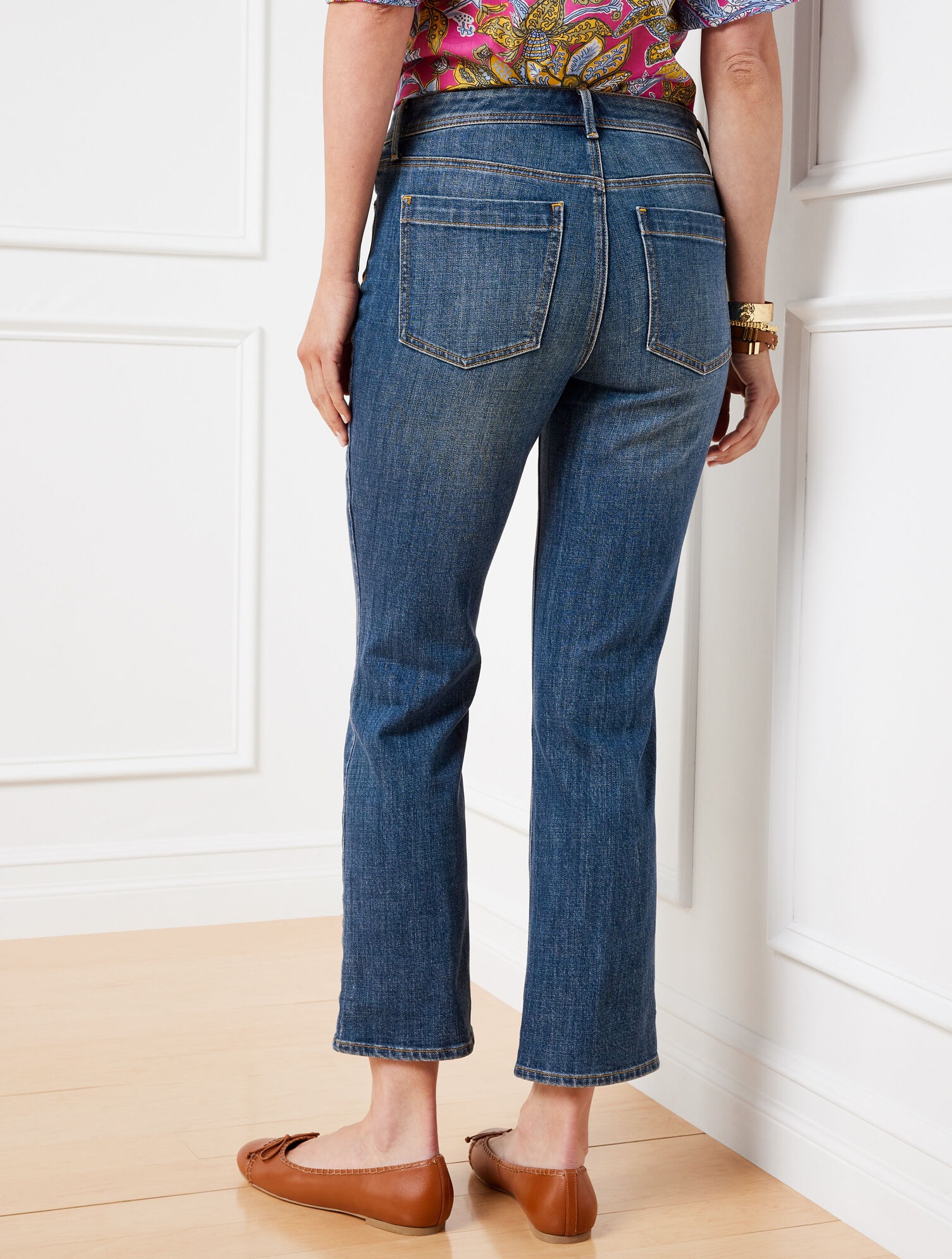 Demi Boot Crop Jeans - Maria Wash | Talbots