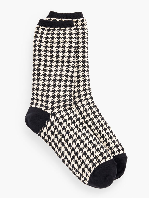 Houndstooth Trouser Socks | Talbots