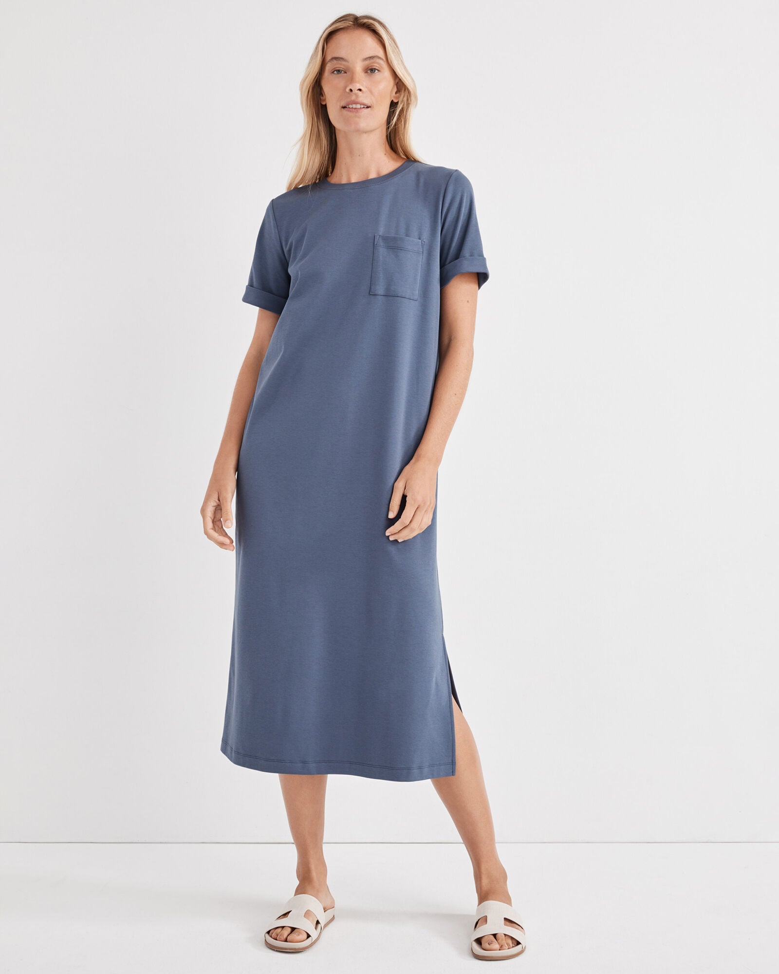 Organic Cotton Interlock T-Shirt Dress | Haven Well Within