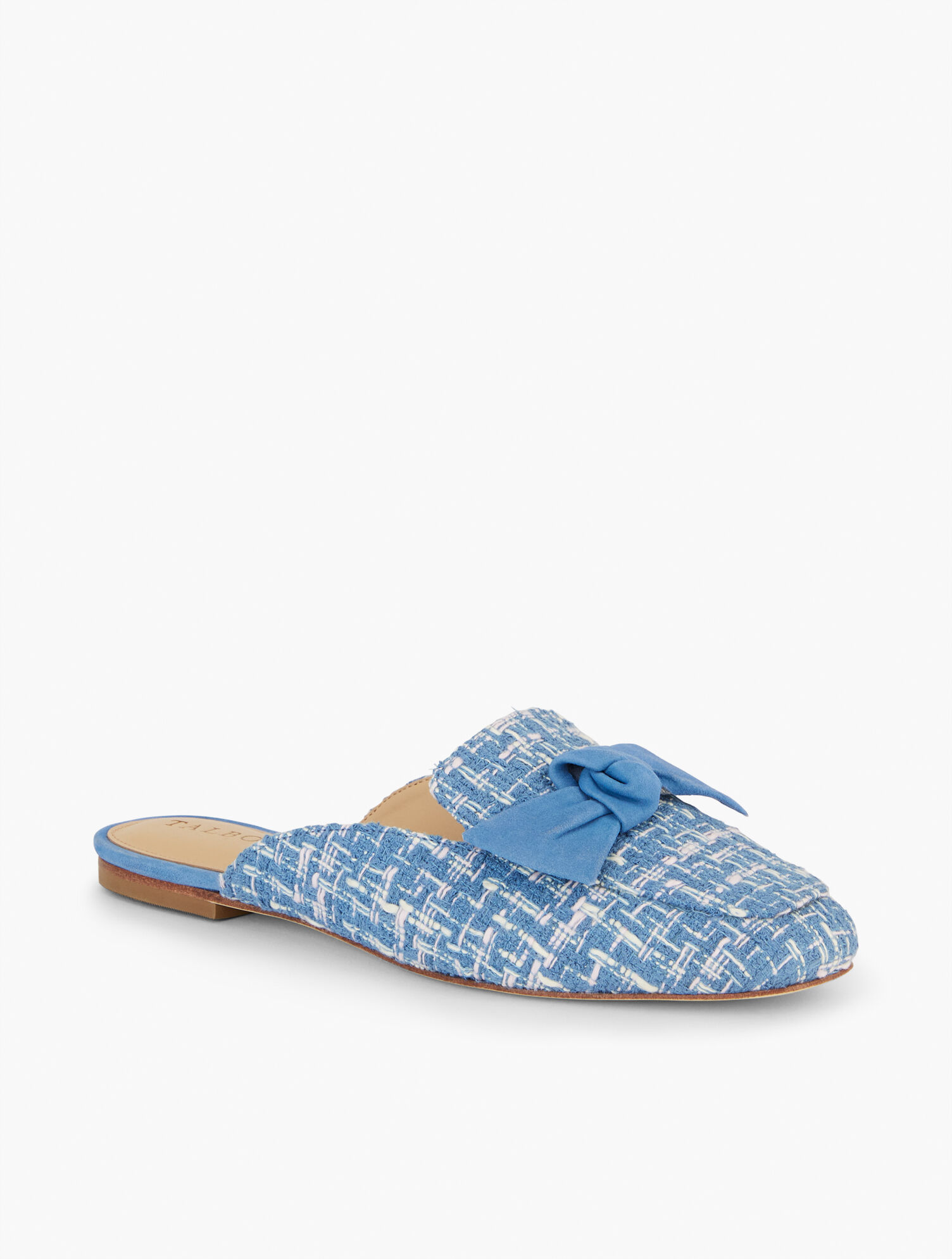 Stella Woven Tweed Mules | Talbots
