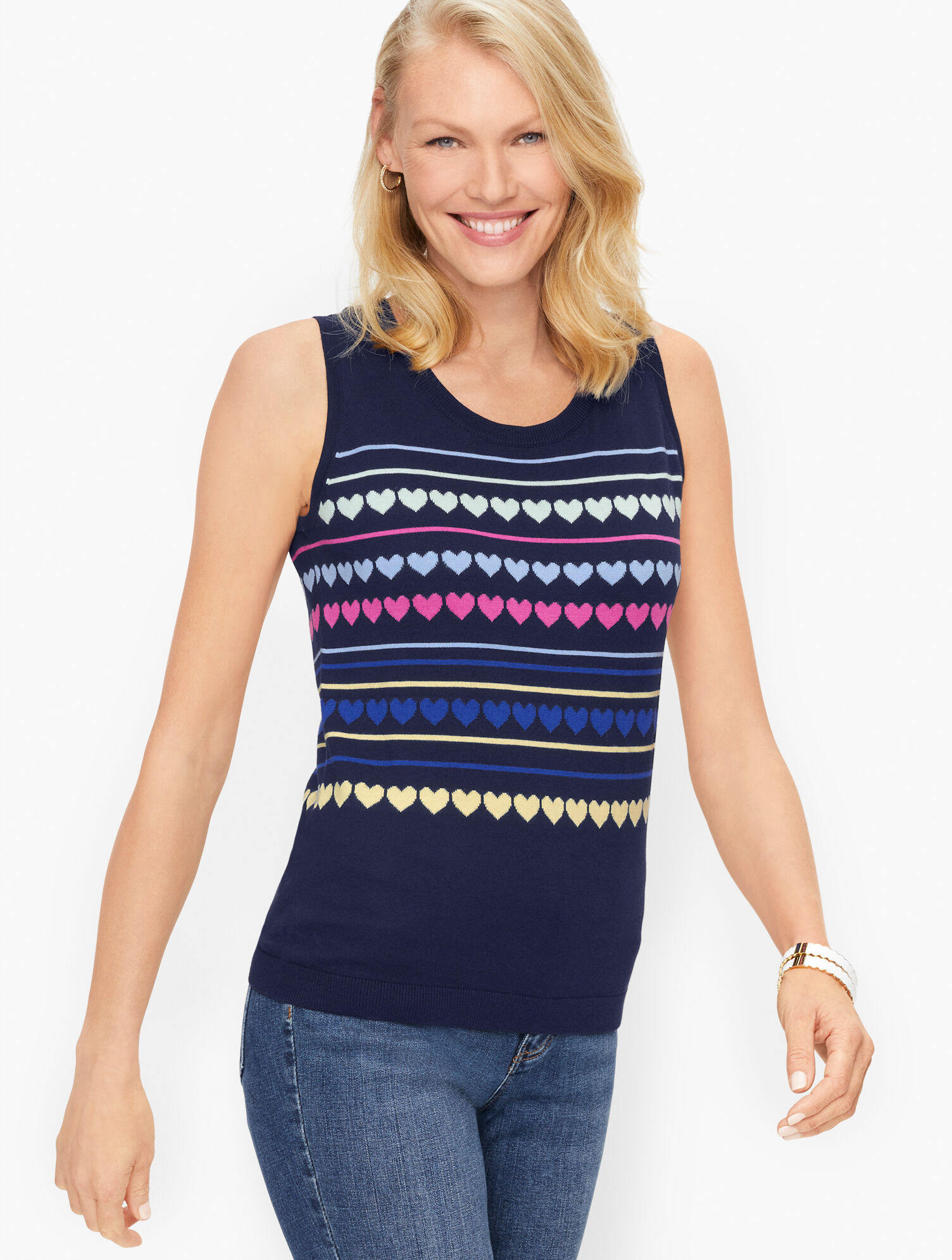 Charming Shell - Hearts & Stripes | Talbots