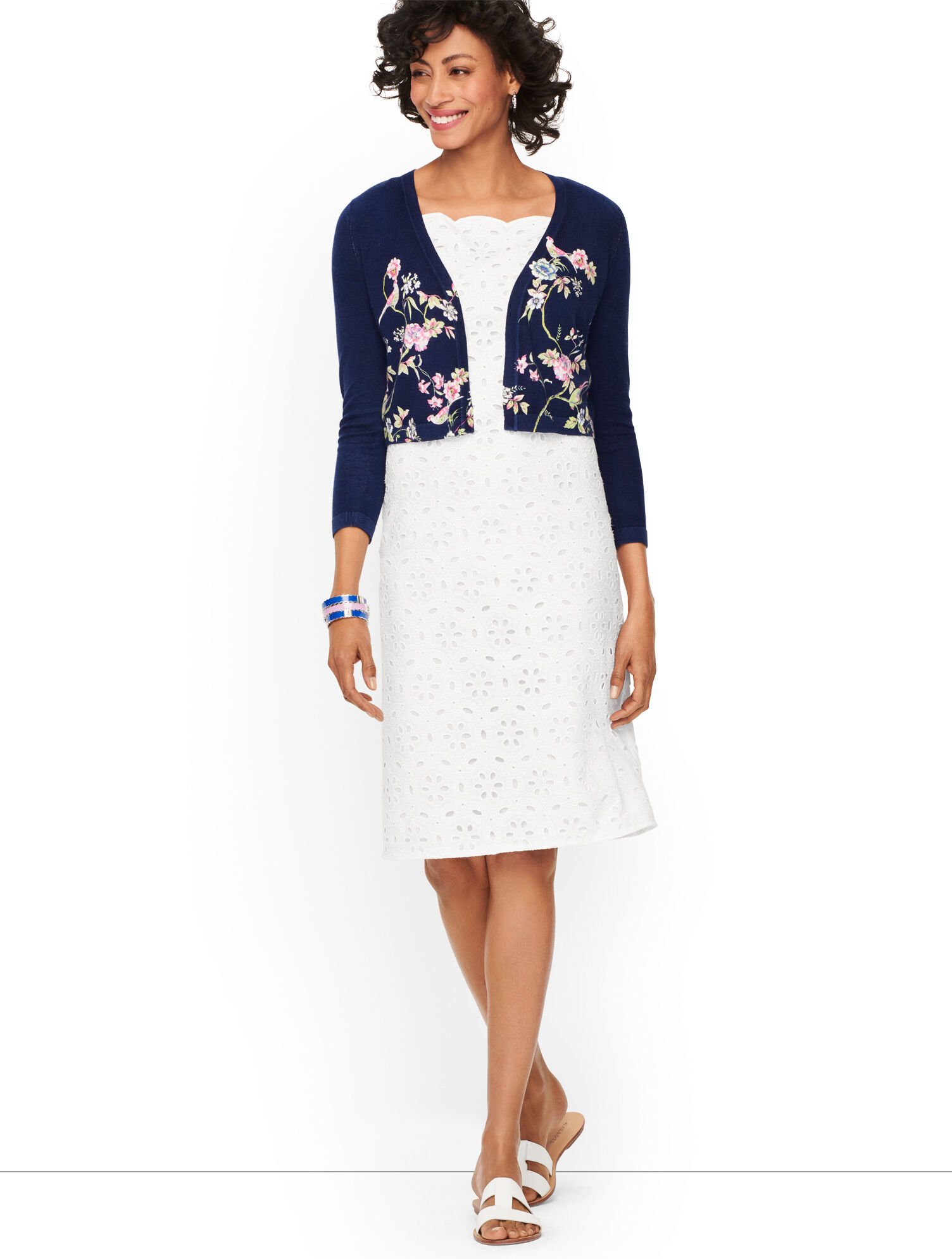 Plus Size Classic Dress Shrug - Floral | Talbots