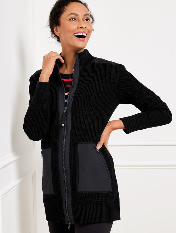 Coolmax® Sporty Sweater Jacket | Talbots