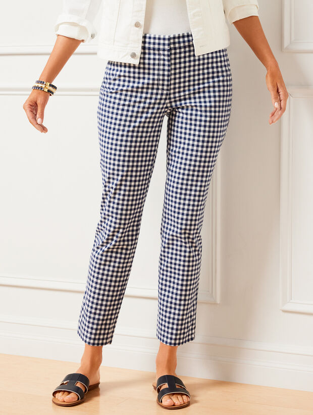 Perfect Crops - Sunrise Gingham - Curvy Fit | Talbots