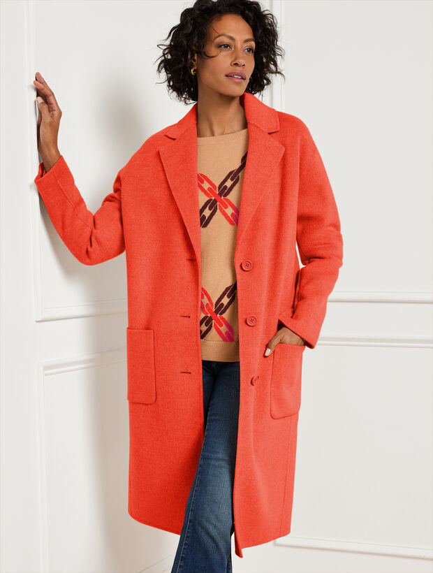 Double Face Wool Blend Duster | Talbots