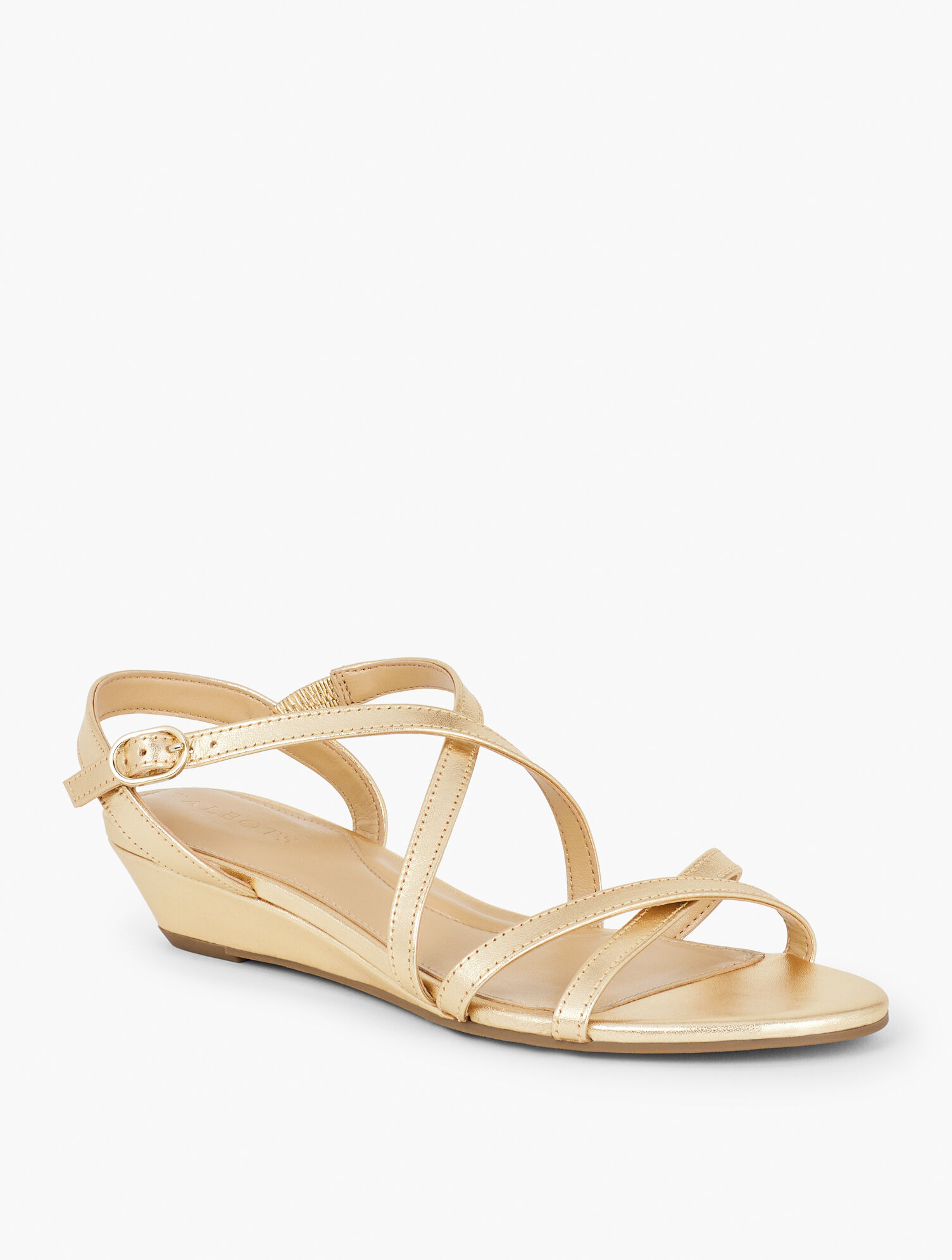Capri Leather Sandals - Metallic | Talbots