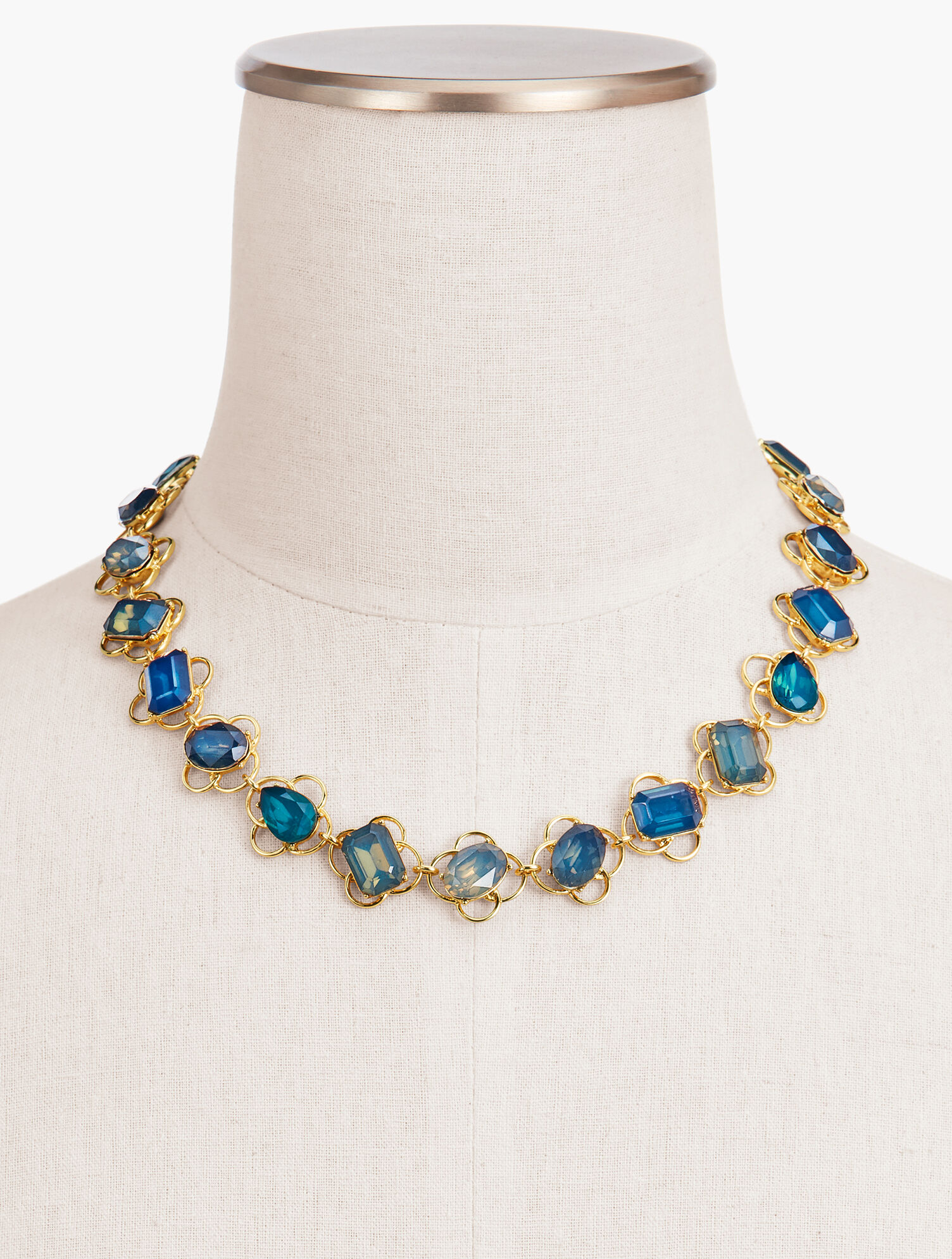 Mixed Gem Necklace | Talbots