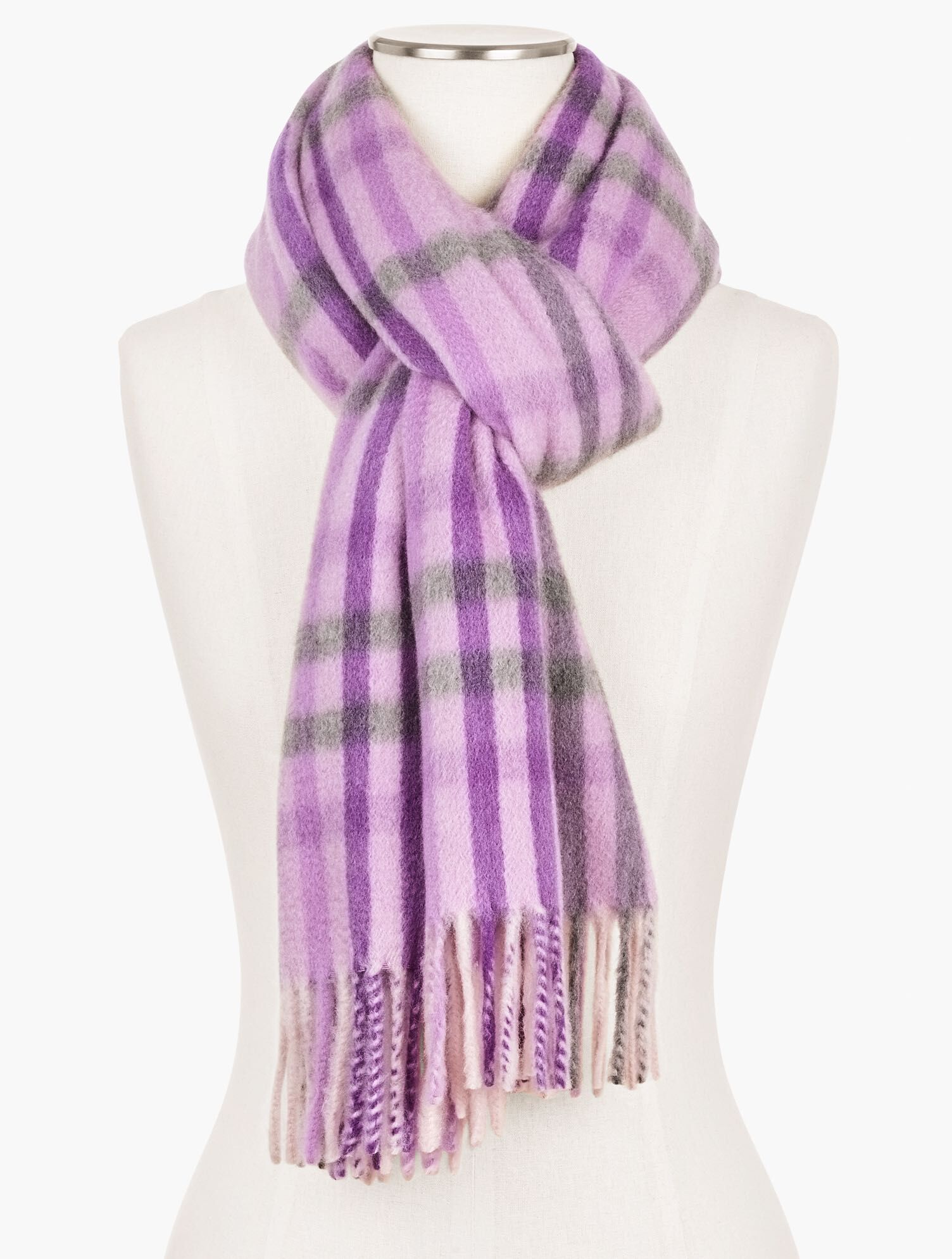 Pure Cashmere Wrap - Dazzle Plaid | Talbots