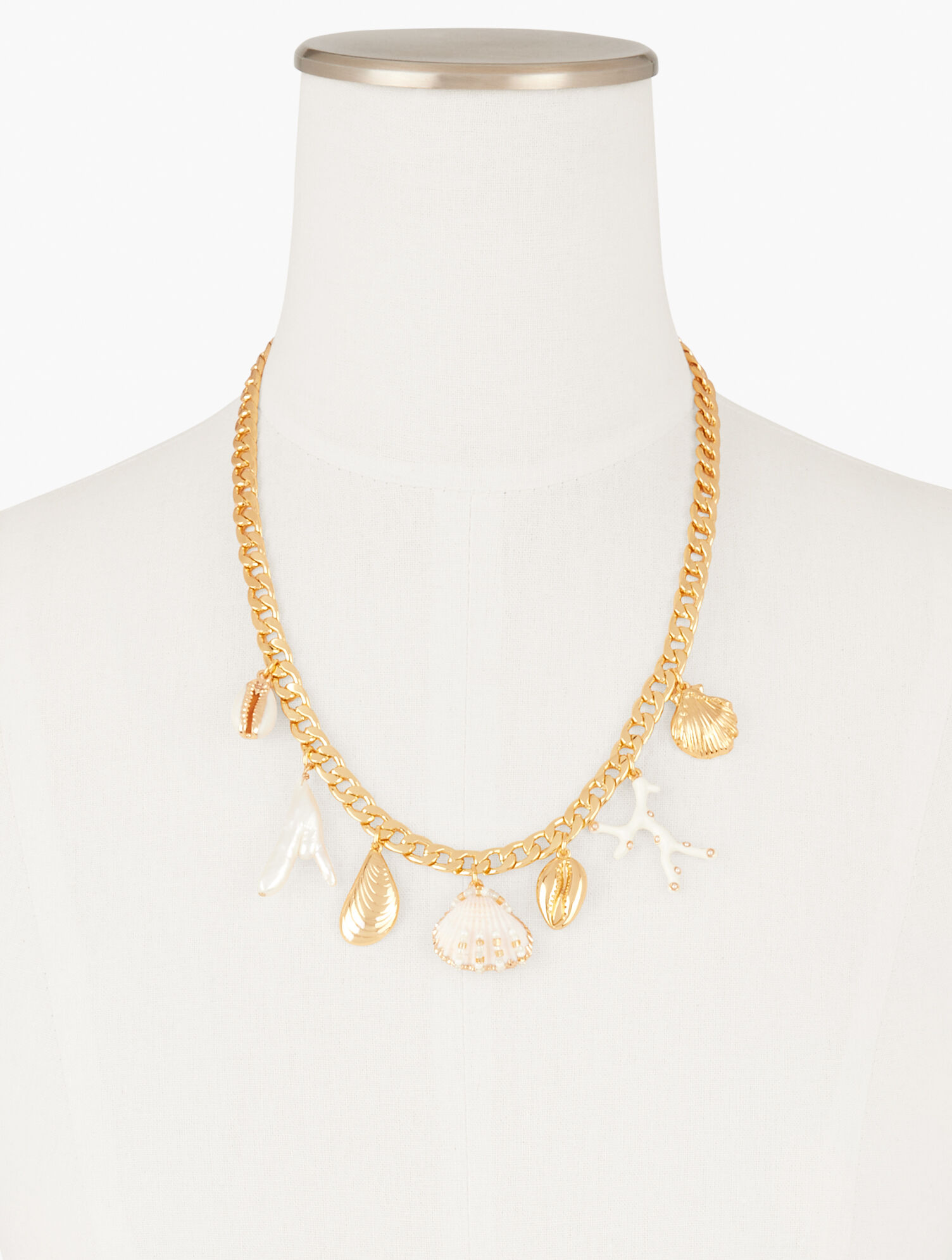 Beaded Seashell Necklace | Talbots