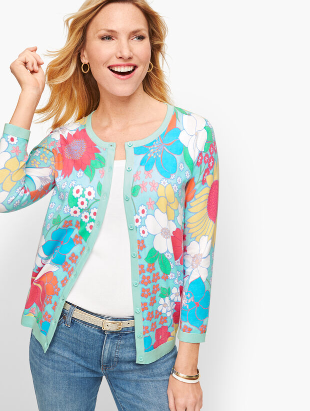 Charming Cardigan - Summer Garden | Talbots