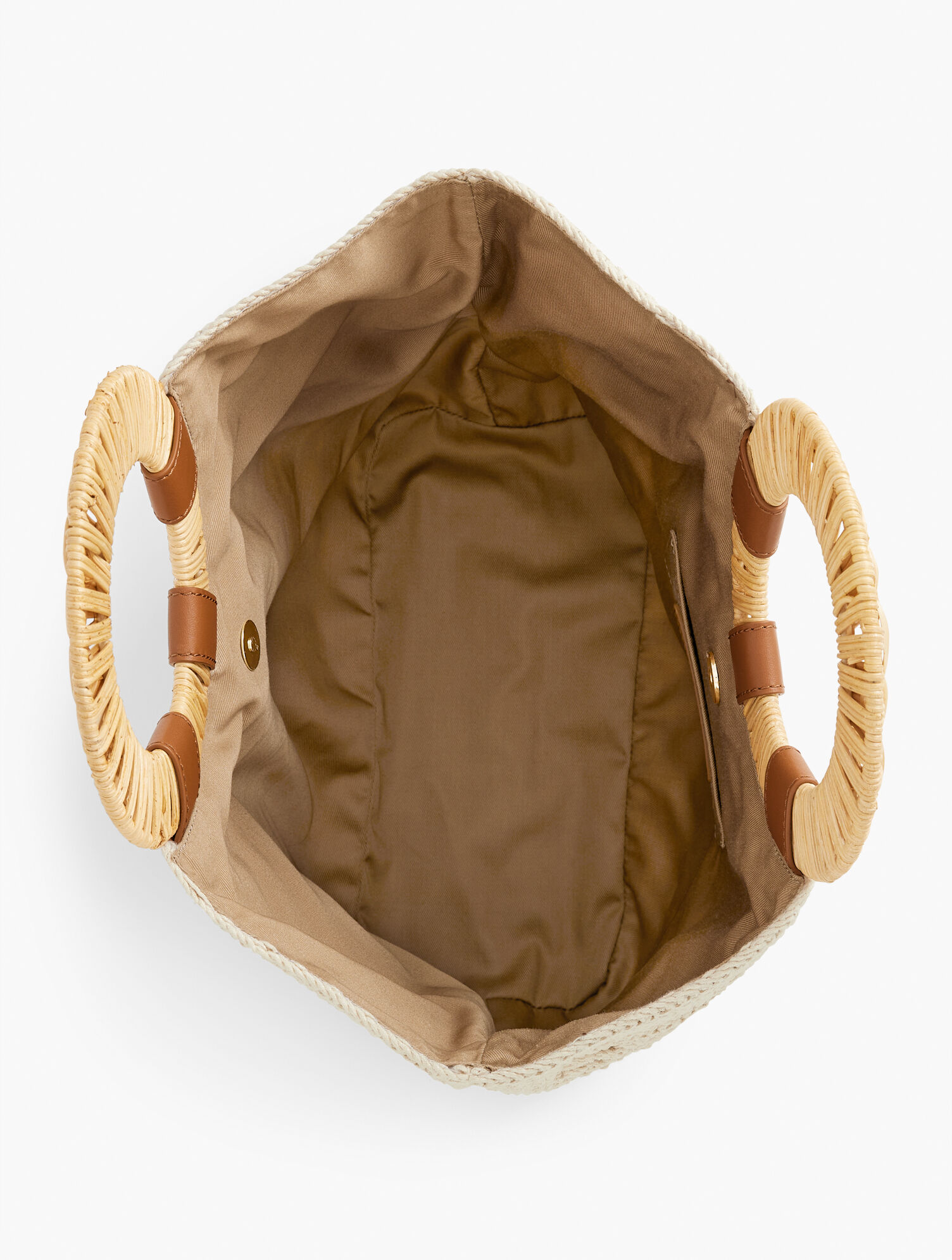 Crochet Round Handle Tote | Talbots