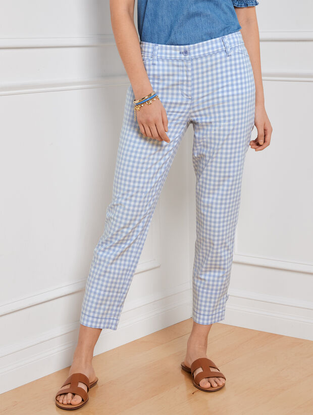 Perfect Crops - Sunrise Gingham | Talbots