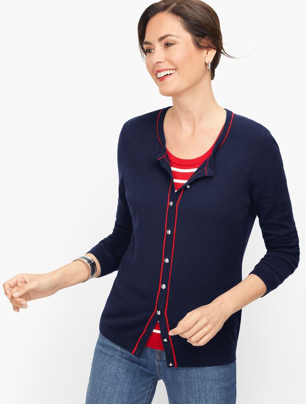 Charming Cardigan - Tipped | Talbots