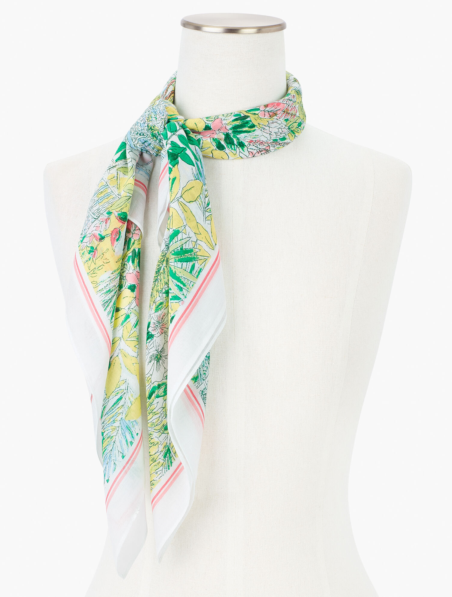 Glasshouse Garden Square Scarf | Talbots