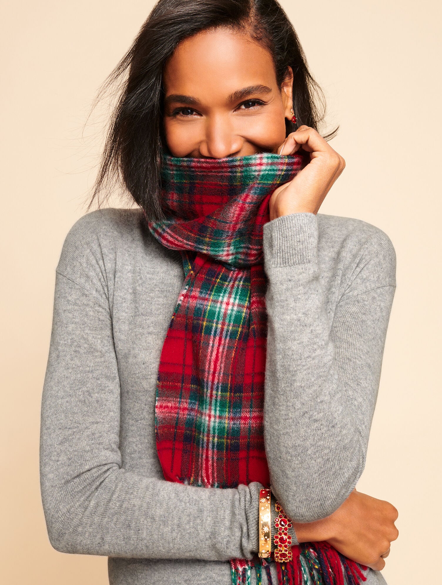 Tartan Cashmere Wrap
