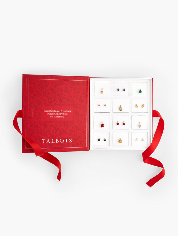 Holiday Charm Necklace And Earring Set | Talbots