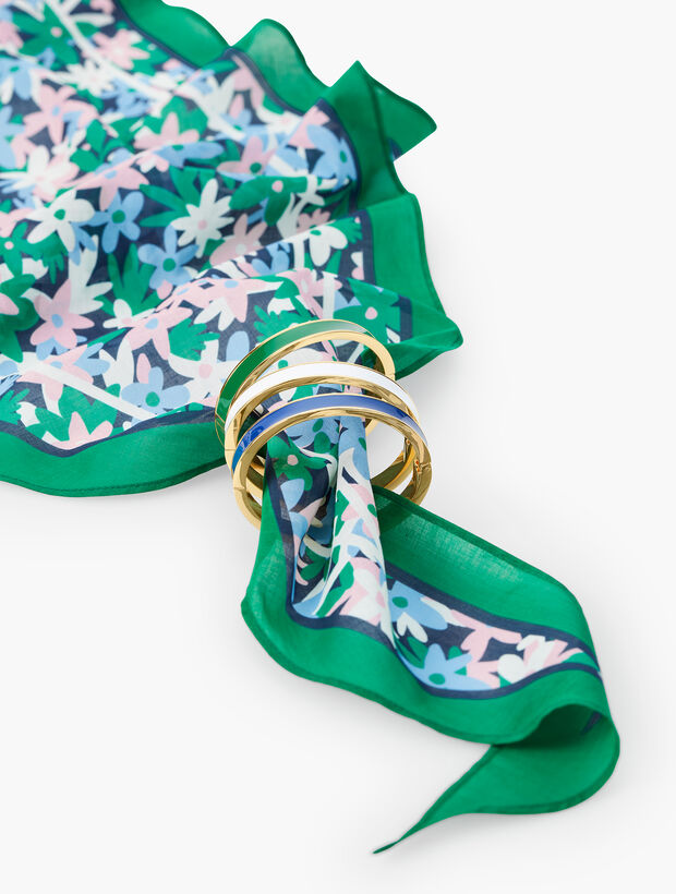 Floral Diamond Scarf | Talbots
