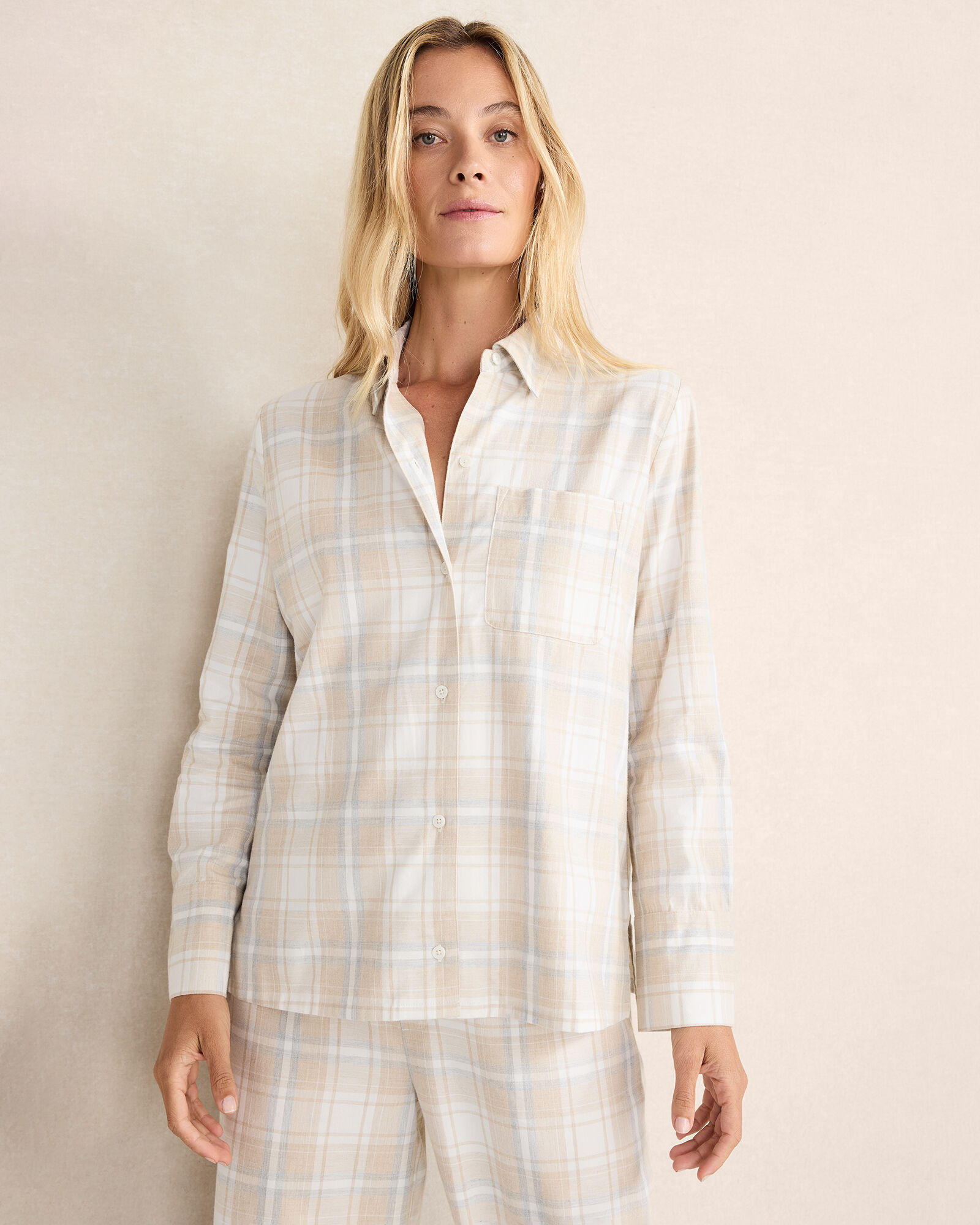 Organic Cotton Plaid Pajama Set | Haven Well Within