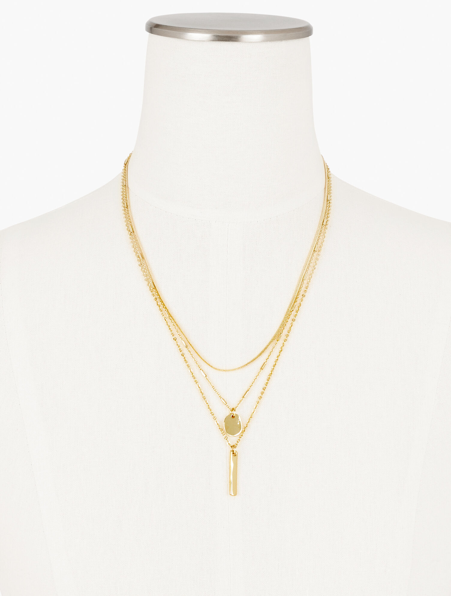 Layered Pendant Necklace | Talbots